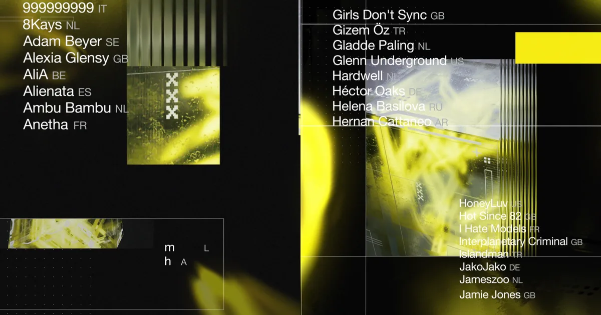 Second wave of artists for ADE 2023 revealed — ADE