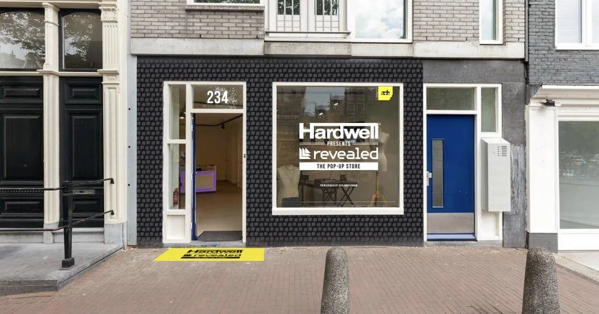 Hardwell x Revealed Pop-up store — ADE